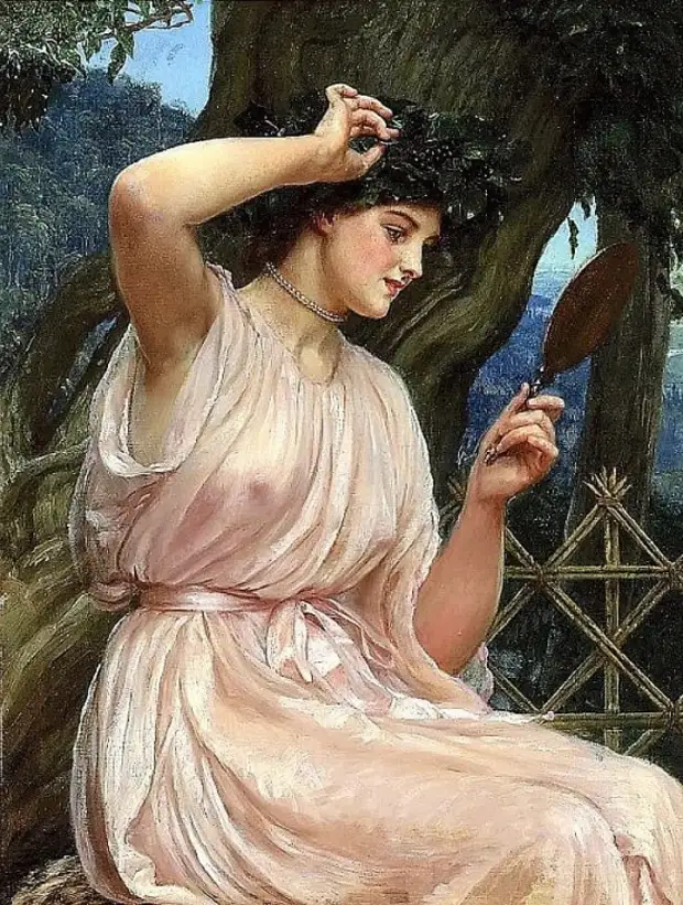 Artist Edward John Poynter (1836 - 1919). Bard na zanen turanci