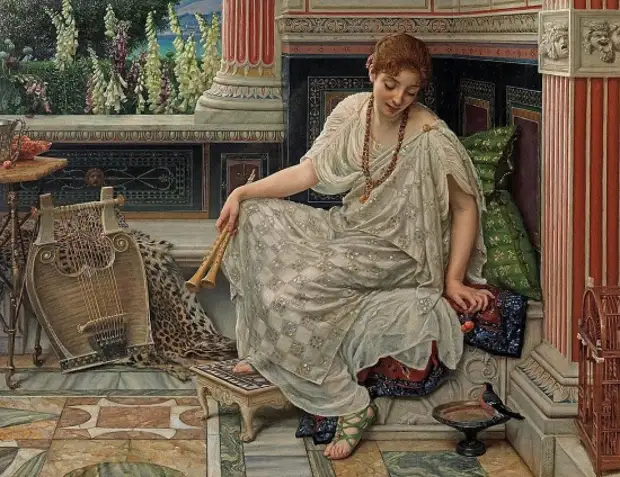 Msanii Edward John Poynter (1836 - 1919). Bard ya uchoraji wa Kiingereza