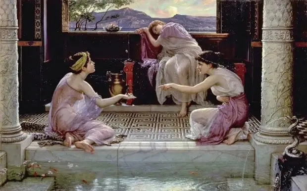 אַרטיסט Edward John Poynter (1836 - 1919). באַרד פון ענגליש געמעל