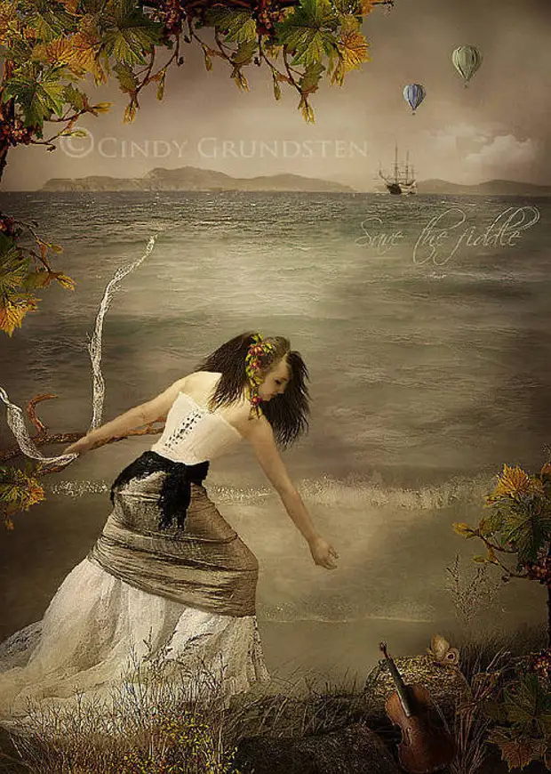 Il vento delle peregrinazioni in una magica foto artistica Cindy Grundsten Dezzan, Cindy Grundsten, foto artistiche