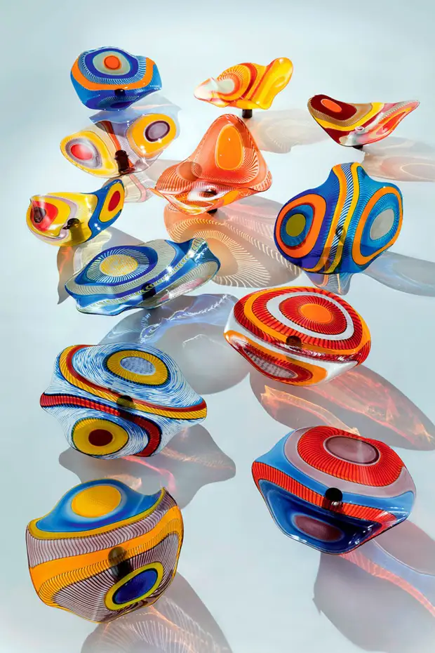 Glass worlds from the Italian artist art, glass