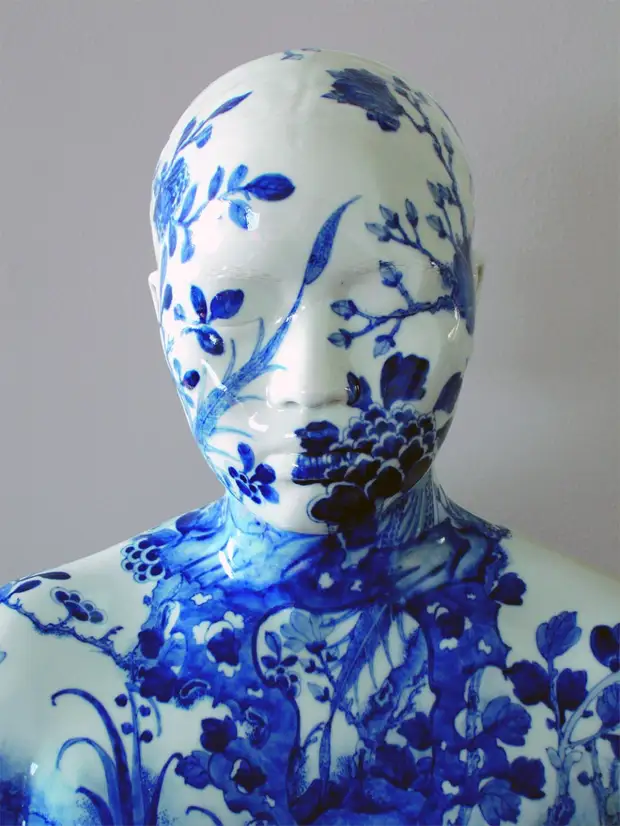 Busto de bustos de porcelana, porcelana