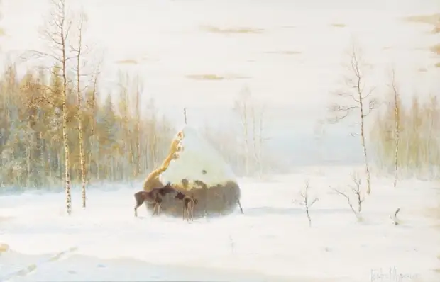 HUNTING PAINTING OF COUNT MURAVYOV.