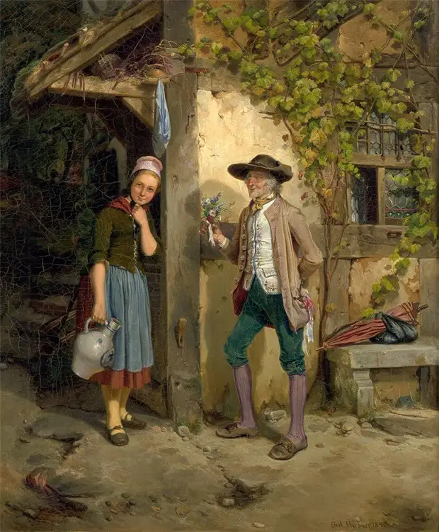 Artysta Hubner Carl Wilhelm (Hubner Karl Wilhelm)