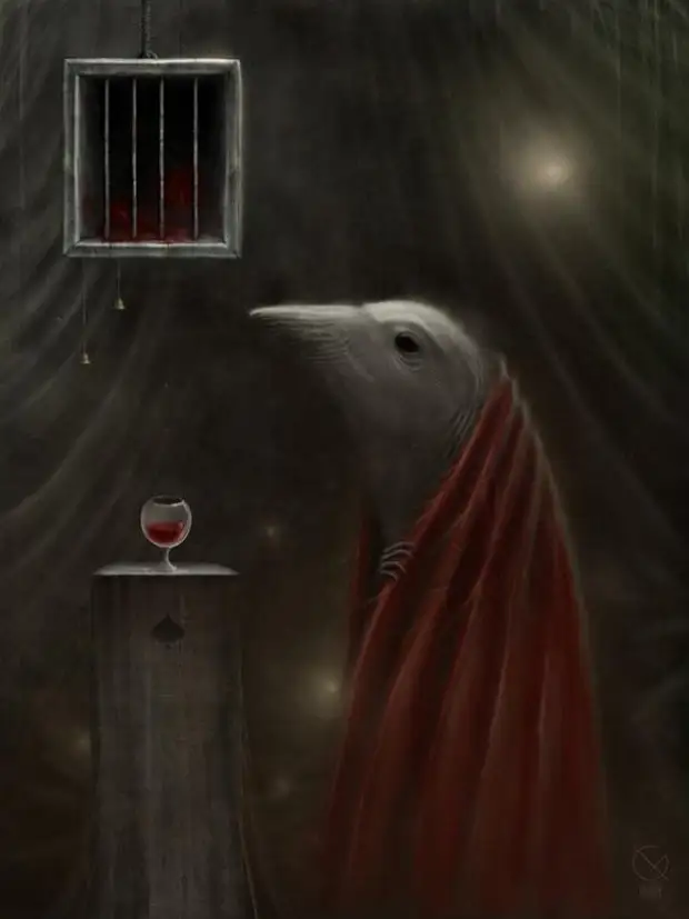 Gloomy imihlaba Anton Semenov ukupeyinta, art