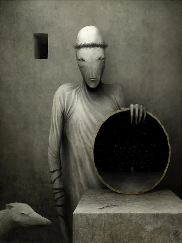 Gloomy imihlaba Anton Semenov ukupeyinta, art