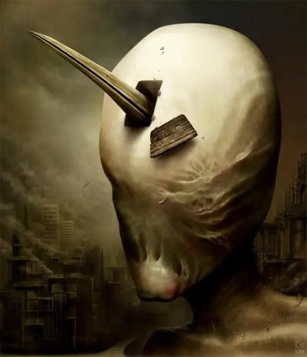 Lefatše la Gloomy la Anton Semenov penta, bonono