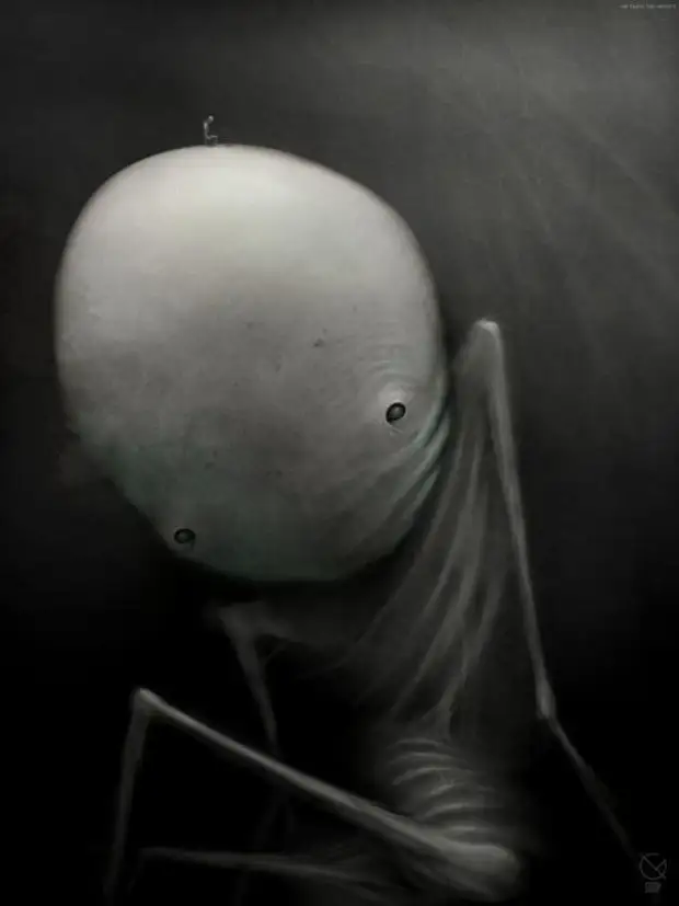 Lefatše la Gloomy la Anton Semenov penta, bonono