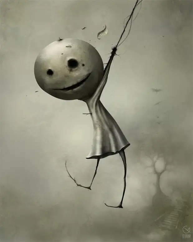 Gloomy imihlaba Anton Semenov ukupeyinta, art