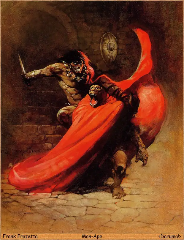 Iṣẹ ọna Frank Frazetta, itan -akọọlẹ, awọn kikun, awọn oṣere