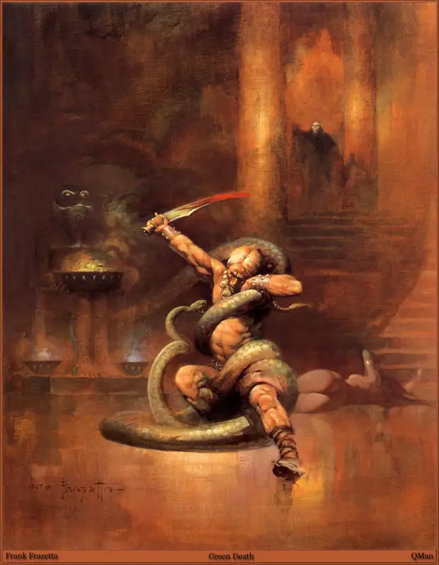 Iṣẹ ọna Frank Frazetta, itan -akọọlẹ, awọn kikun, awọn oṣere