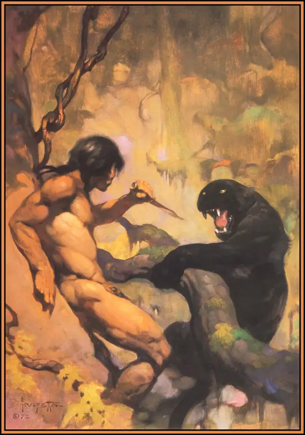 Iṣẹ ọna Frank Frazetta, itan -akọọlẹ, awọn kikun, awọn oṣere