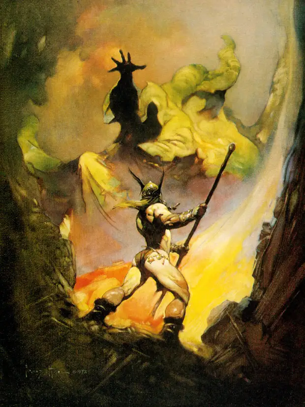 Iṣẹ ọna Frank Frazetta, itan -akọọlẹ, awọn kikun, awọn oṣere