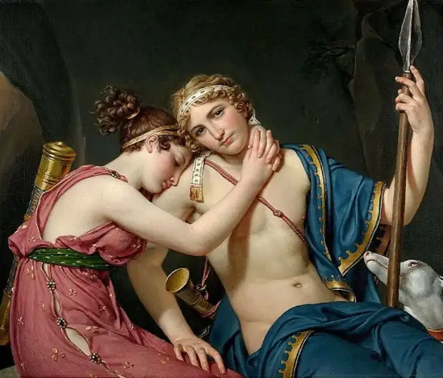 Kënschtler Jacques -Louis David (1748 - 1825). Onrouegt Häerz vu Frankräich