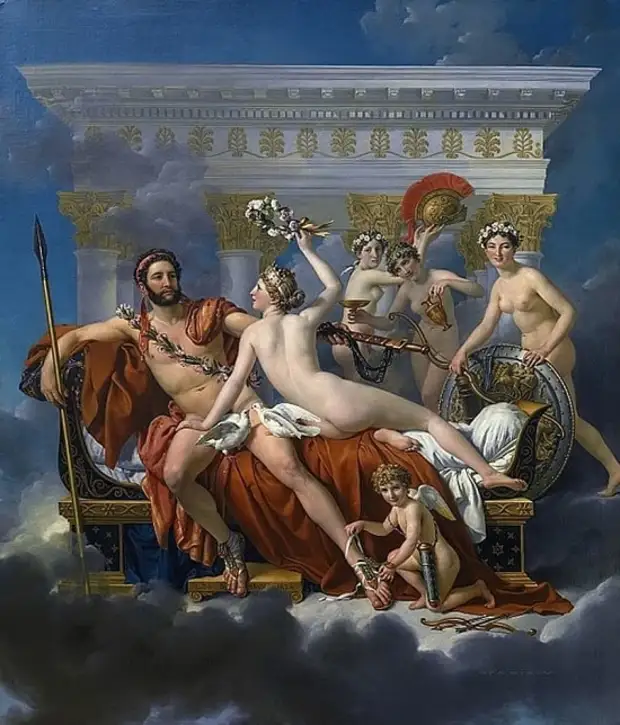 Kënschtler Jacques -Louis David (1748 - 1825). Onrouegt Häerz vu Frankräich