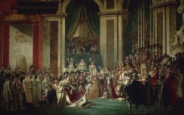 Kënschtler Jacques -Louis David (1748 - 1825). Onrouegt Häerz vu Frankräich