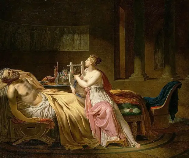 Kënschtler Jacques -Louis David (1748 - 1825). Onrouegt Häerz vu Frankräich