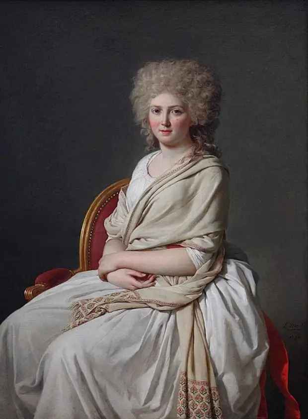 Kënschtler Jacques -Louis David (1748 - 1825). Onrouegt Häerz vu Frankräich