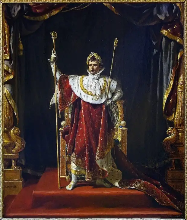 Kënschtler Jacques -Louis David (1748 - 1825). Onrouegt Häerz vu Frankräich