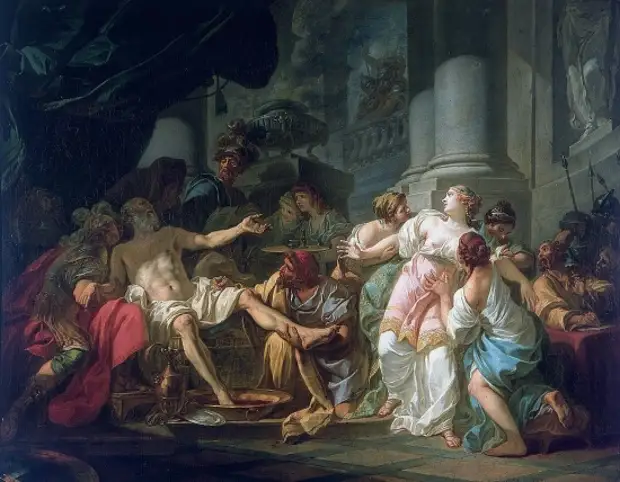 Kënschtler Jacques -Louis David (1748 - 1825). Onrouegt Häerz vu Frankräich