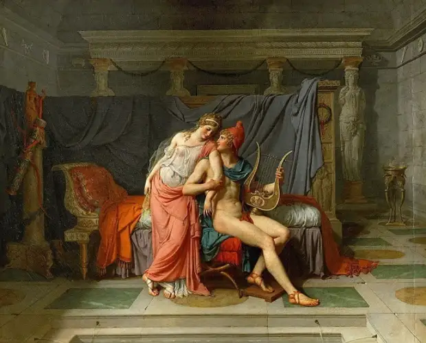 Kënschtler Jacques -Louis David (1748 - 1825). Onrouegt Häerz vu Frankräich