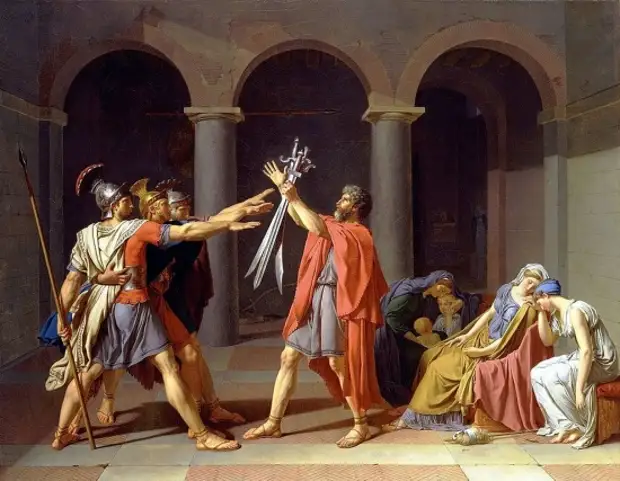 Kënschtler Jacques -Louis David (1748 - 1825). Onrouegt Häerz vu Frankräich