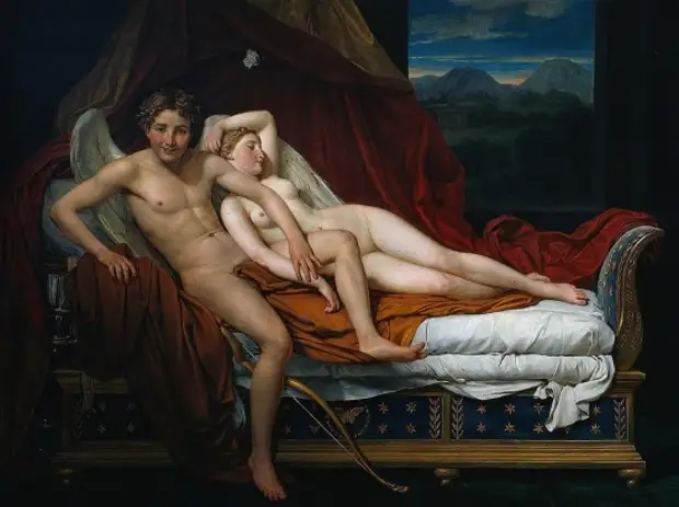 Kënschtler Jacques -Louis David (1748 - 1825). Onrouegt Häerz vu Frankräich