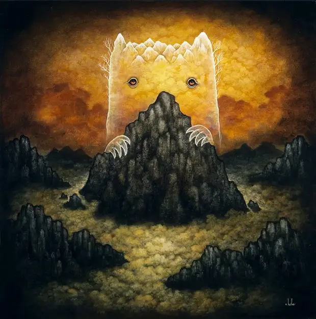 Le persone creative sono molto vulnerabili e sole Andy Kehoe, Forest Spirits