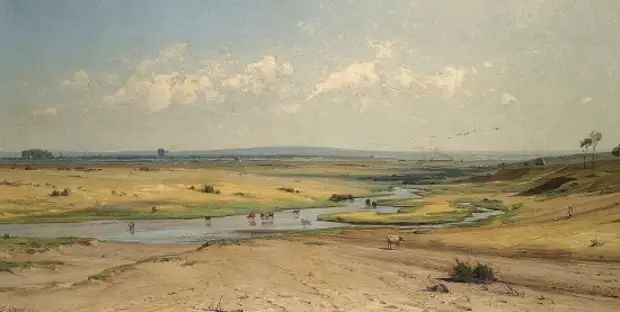 Artista Vladimir Orlovsky (1842 - 1914). Mestre del panorama acadèmic rus