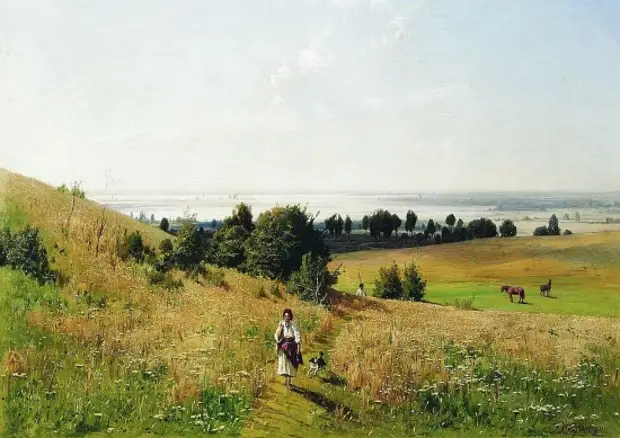 Artista Vladimir Orlovsky (1842 - 1914). Mestre del panorama acadèmic rus