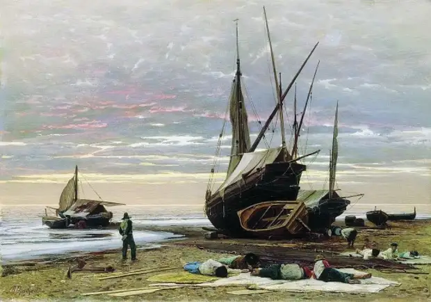 Artista Vladimir Orlovsky (1842 - 1914). Mestre del panorama acadèmic rus