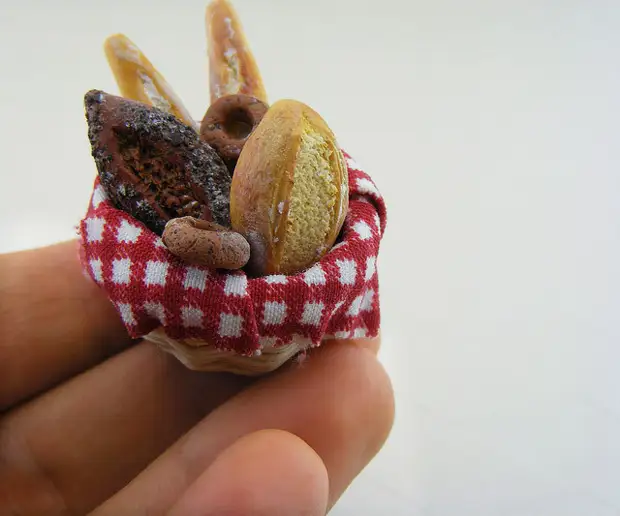 Colazione per Thumbelina mini, cibo, scultura