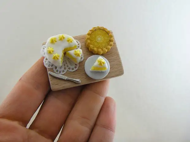 Colazione per Thumbelina mini, cibo, scultura