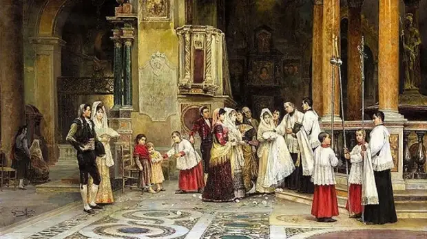 Artista Juan Gimenez y Martin (1855-1901). Serenata per una bella signora