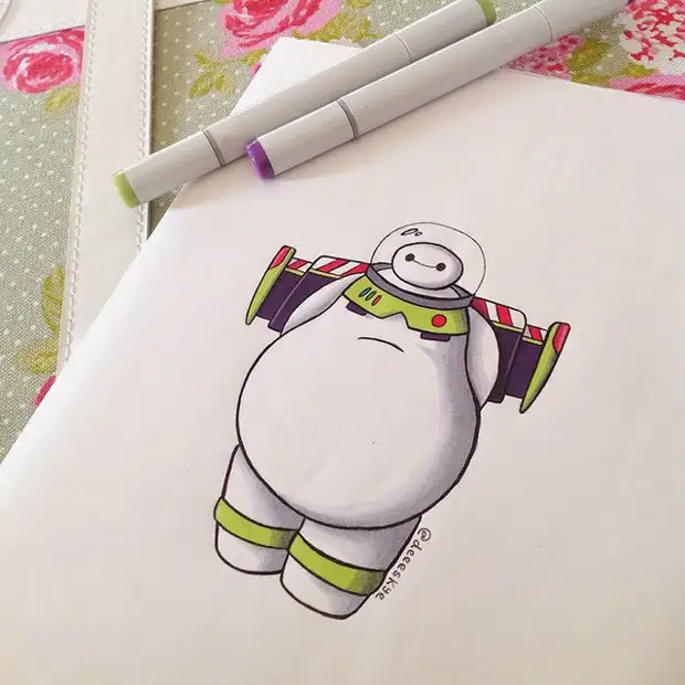 Baymax - Buzz Lightyear. Baymax, зураг, робот