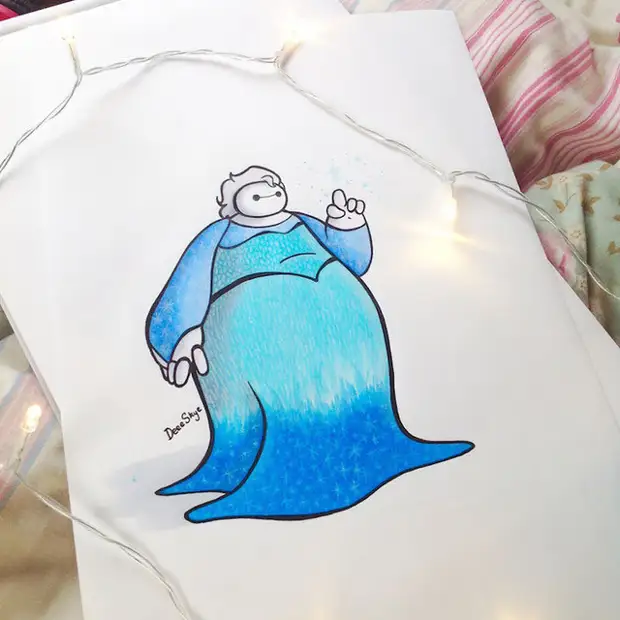 Baymax - Elsa. Baymax, amashusho, robot