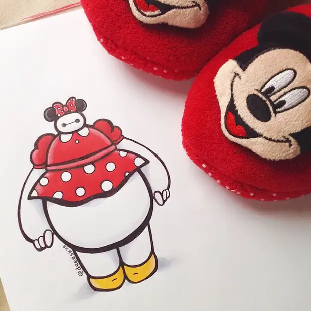 Baymax - Minnie. Baymax, gambar, robot