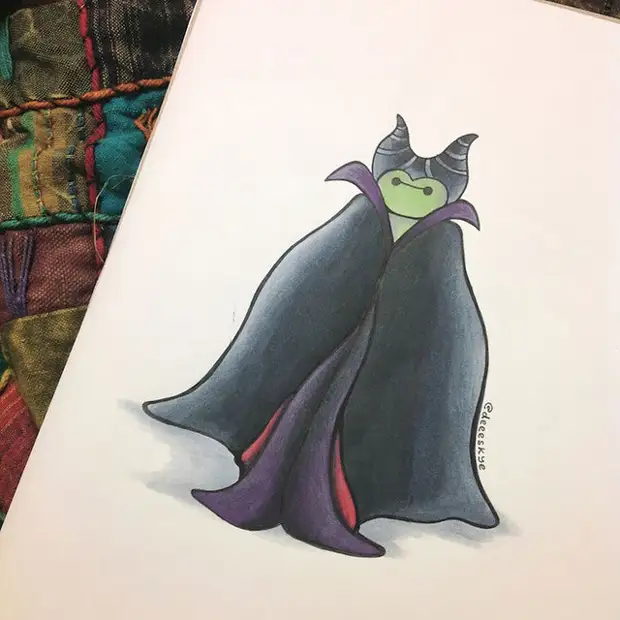 Baymax - Maleficent. I-Baymax, izithombe, irobhothi