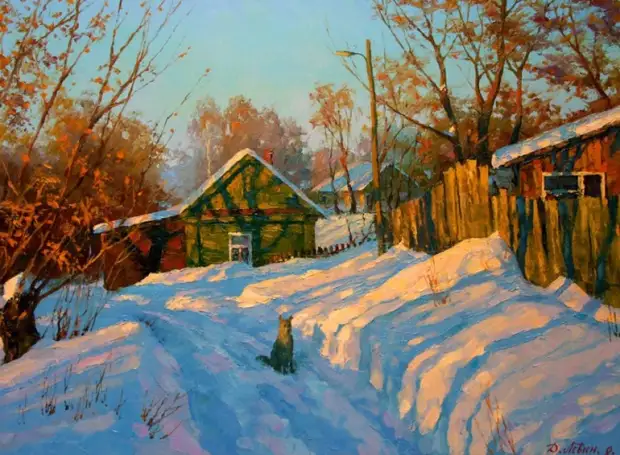 Peizazhe të bukura ruse nga artisti Dmitry Levin i bukur, peizazh, artist