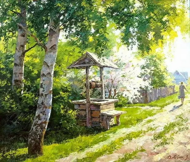 Peizazhe të bukura ruse nga artisti Dmitry Levin i bukur, peizazh, artist