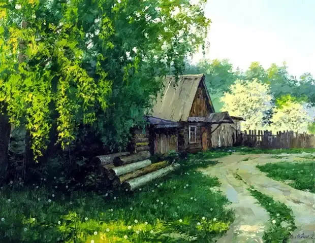 Peizazhe të bukura ruse nga artisti Dmitry Levin i bukur, peizazh, artist