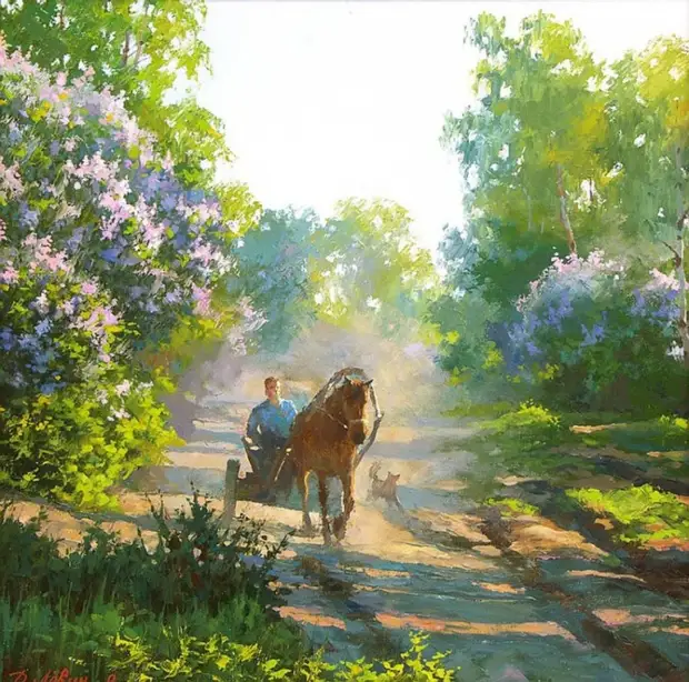 Peizazhe të bukura ruse nga artisti Dmitry Levin i bukur, peizazh, artist