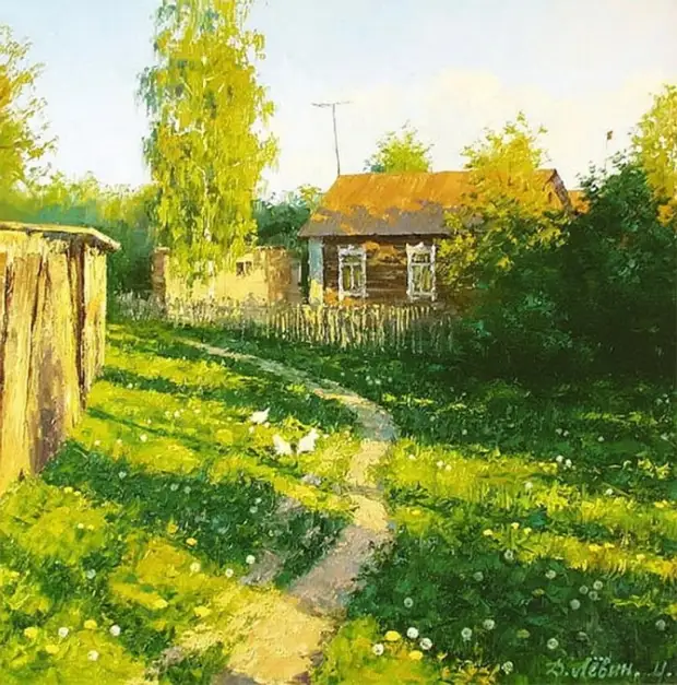 Peizazhe të bukura ruse nga artisti Dmitry Levin i bukur, peizazh, artist