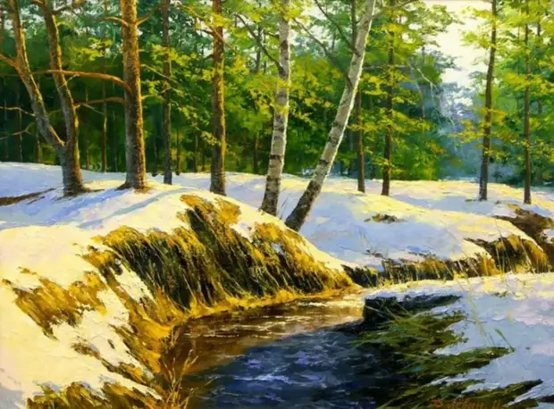 Peizazhe të bukura ruse nga artisti Dmitry Levin i bukur, peizazh, artist