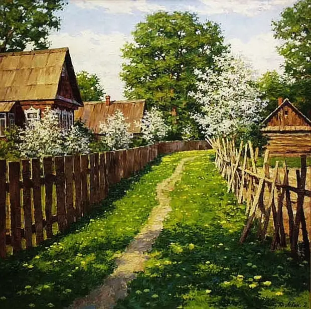 Peizazhe të bukura ruse nga artisti Dmitry Levin i bukur, peizazh, artist