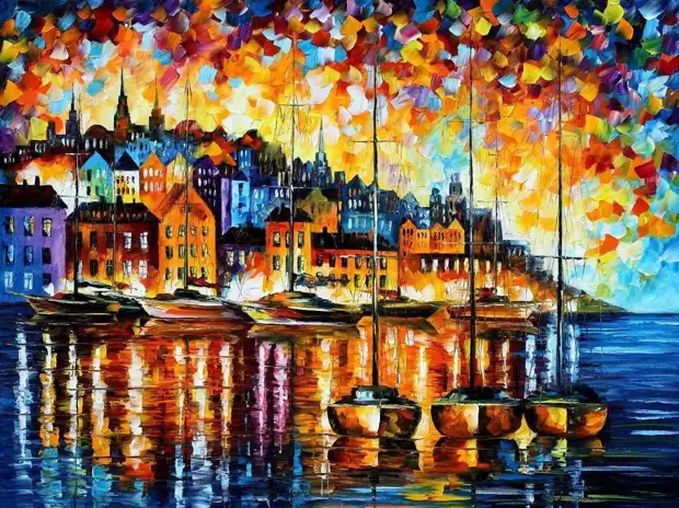 Konstnären Leonid Afremov