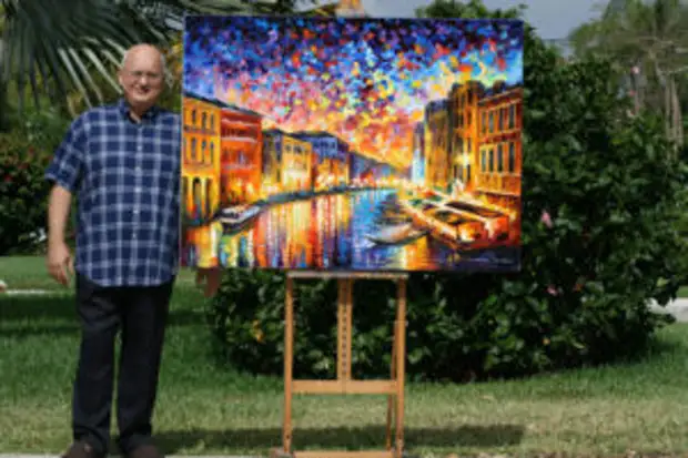 Konstnären Leonid Afremov