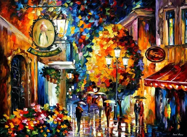 Konstnären Leonid Afremov