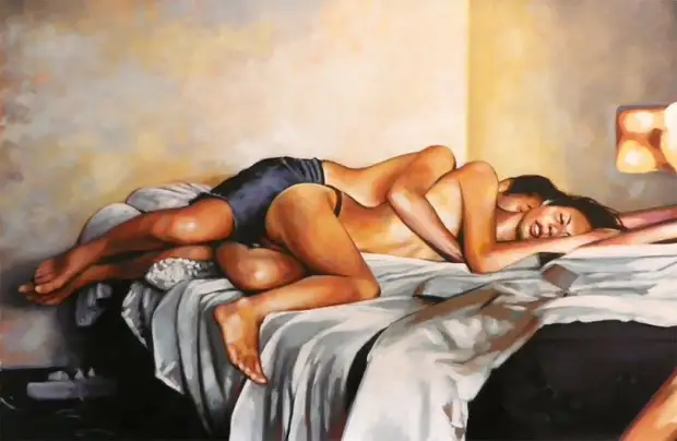 Peintures à l'huile : les oeuvres sensuelles de Thomas Saliot