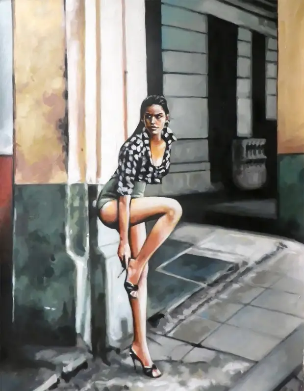 油画：Thomas Saliot 的感性作品